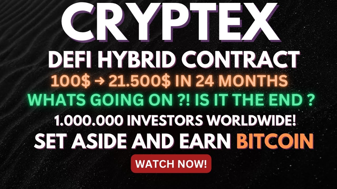 CRYPTEX UPDATE | WHATS GOING ON !? | Is it the end ?? - YouTube