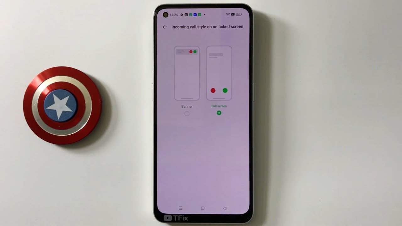 How to change the Incoming Call Type when the screen is unlocked on ...