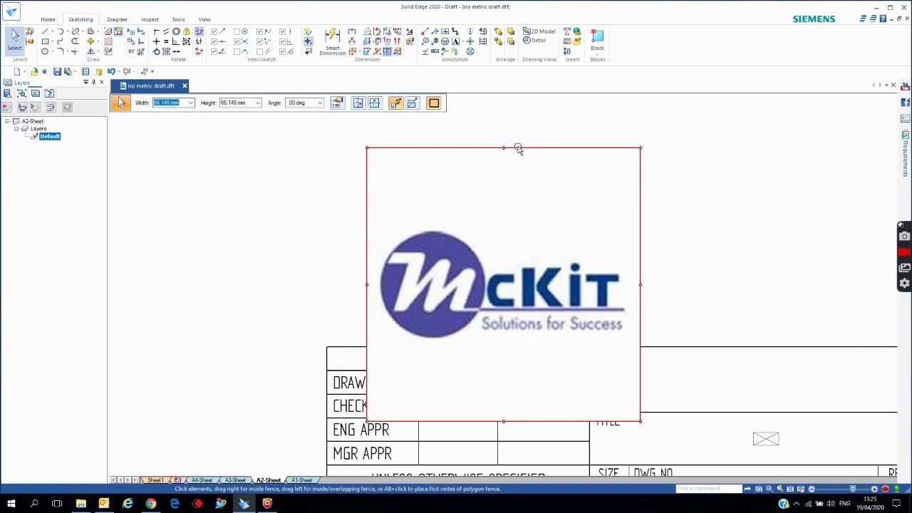 How to create Solid edge template - YouTube