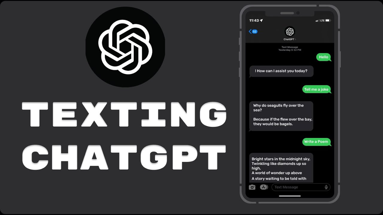 How to Text with ChatGPT - YouTube