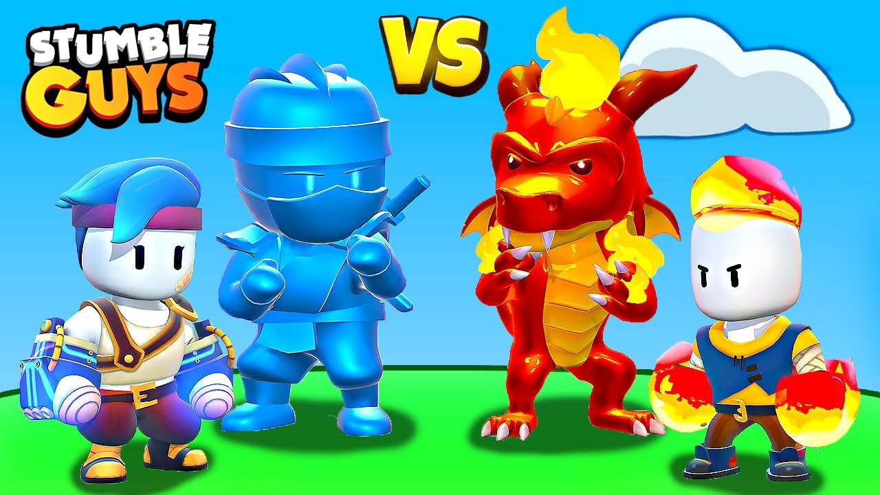 ELECTRIC vs FIRE In Stumble Guys! - YouTube