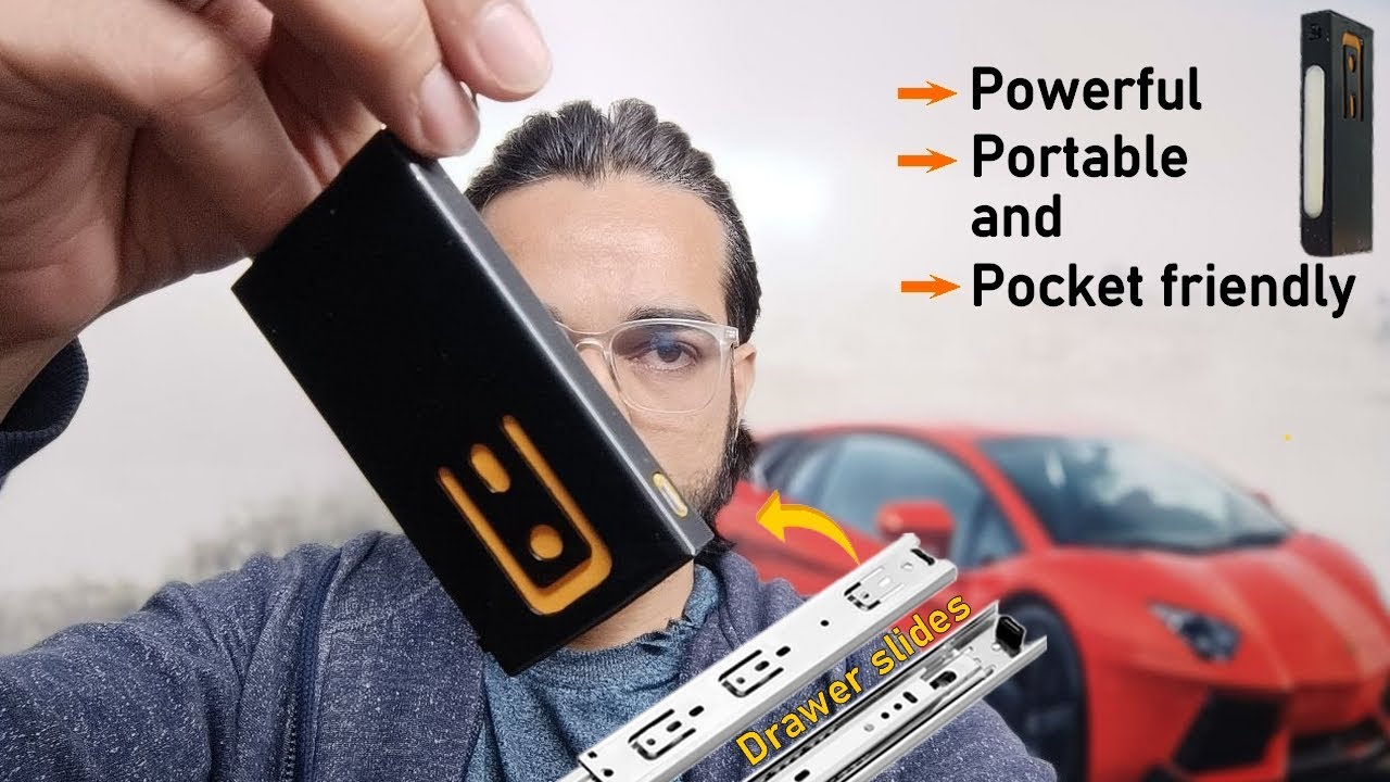 Rechargeable Drawer Slides | Keychain With Drawer Slides - YouTube