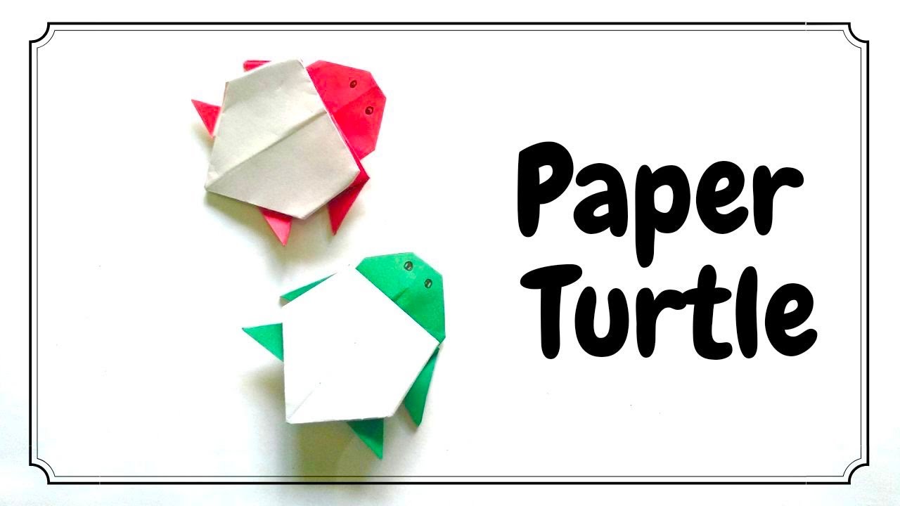 How to make a paper Turtle | Paper turtle | Origami Turtle - YouTube