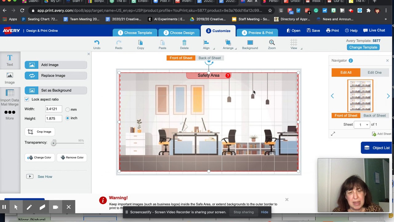 Avery 5877 Biz Card - YouTube