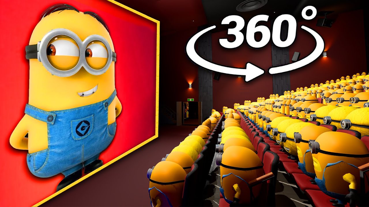 Despicable Me 4 360° - CINEMA HALL | 4K VR 360 Video [ MEGA Minions ...
