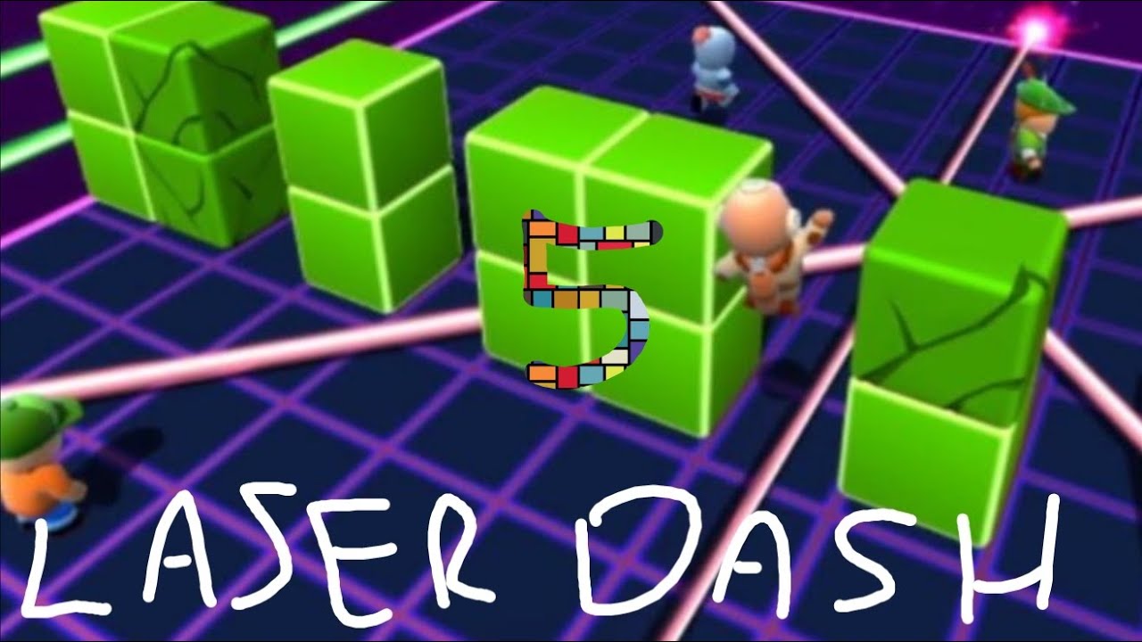 Block Dash + Laser Tracer = ? - YouTube
