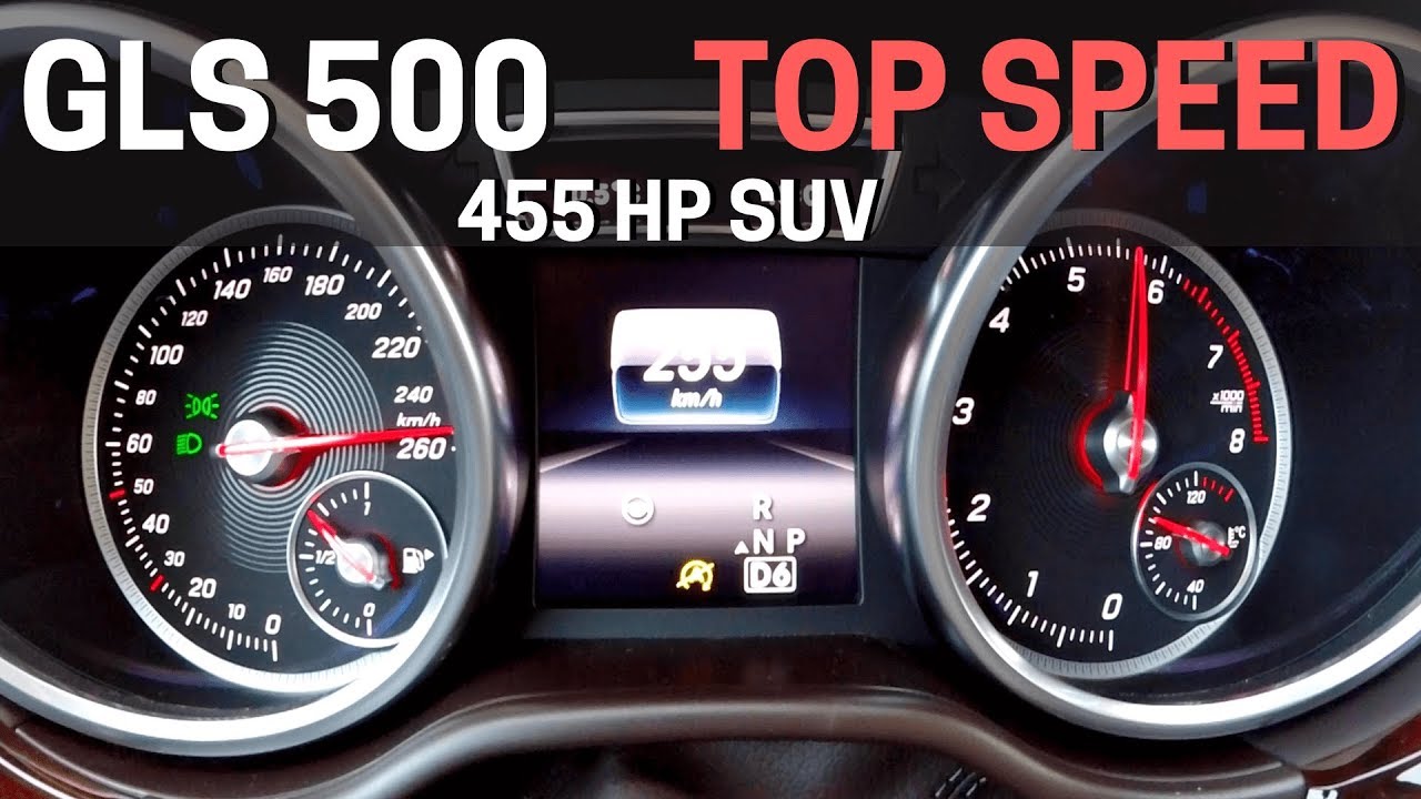Mercedes-Benz GLS 500 X166 455 HP | AUTOBAHN Acceleration TOP SPEED ...