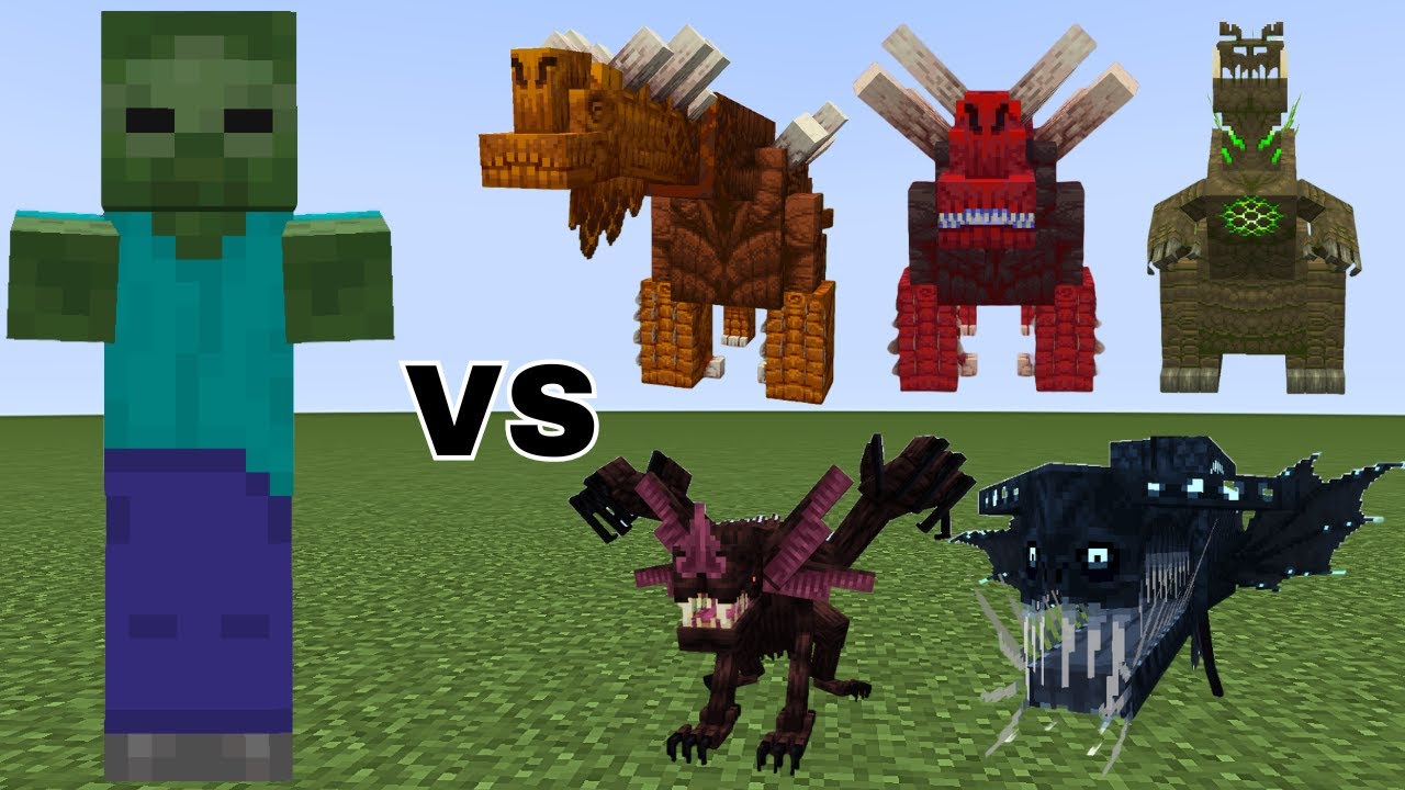 Giant vs Alex's Cave All Mobs || Giant Vs Tremorzilla Vs ...