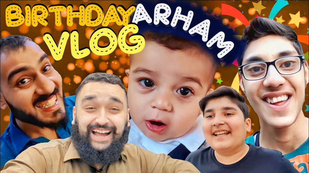 Arham First Birthday 🎂Maza Agya 🤣 | Usama Butt Vlogs - YouTube