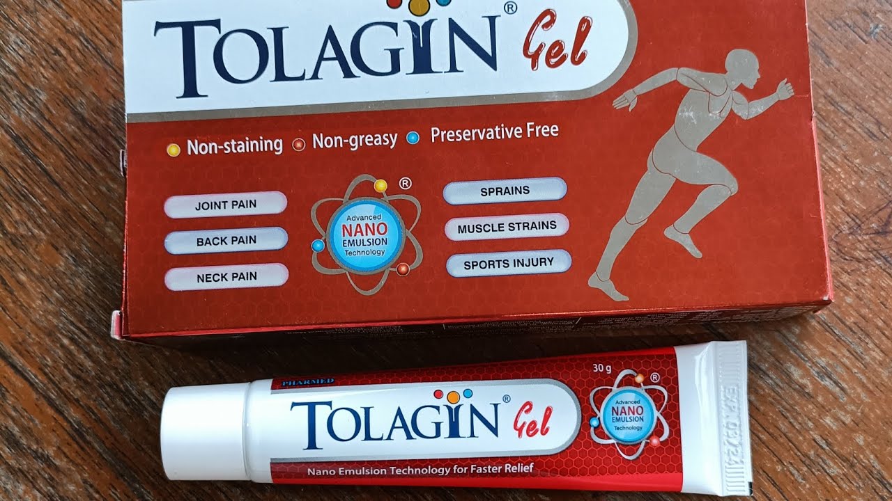 TOLAGIN GEL NANO EMULSION TECHNOLOGY FOR FASTER PAIN RELIEF FOR JOINT ...
