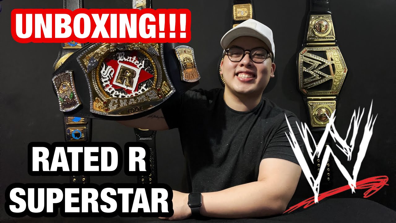 Rated R Superstar Championship Belt Unboxing | WWE Shop - YouTube