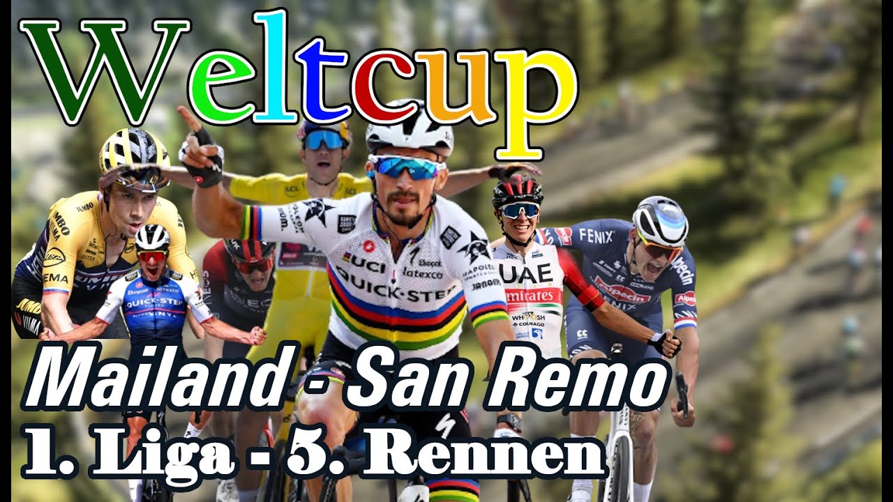 PRO CYCLING MANAGER Weltcup 2022 - L1R5: Mailand - San Remo - YouTube