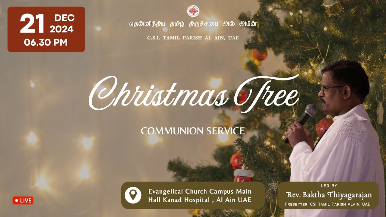 Christmas Tree & Communion Service - 21.12.2024 - YouTube