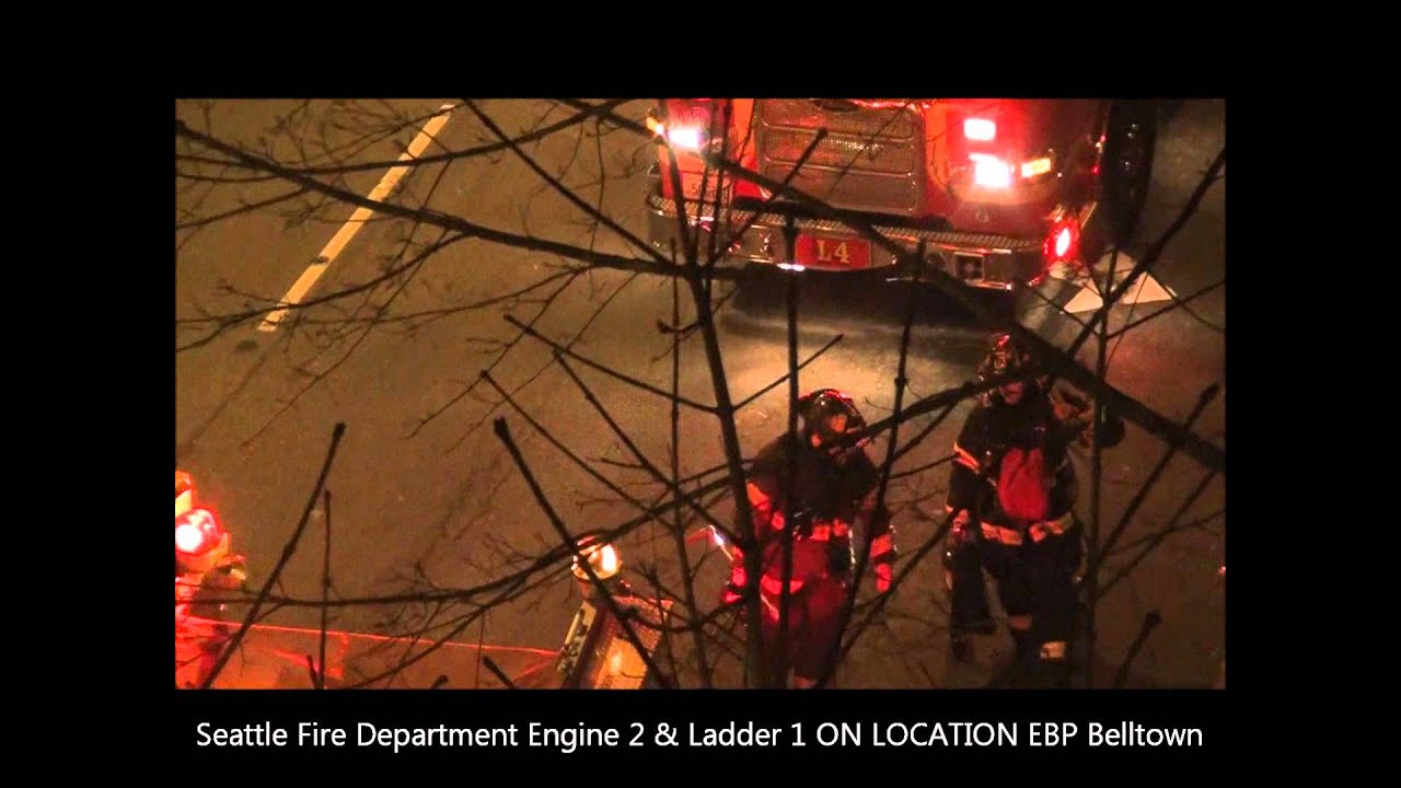 Seattle FD Engine 2 / Ladder 1 ON LOCATION - YouTube