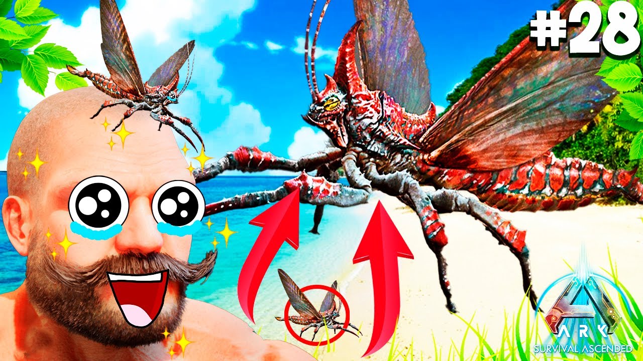 DE INSECTO BEBÉ A INSECTO MONSTRUOSO | #28 | ARK SURVIVAL ASCENDED ...