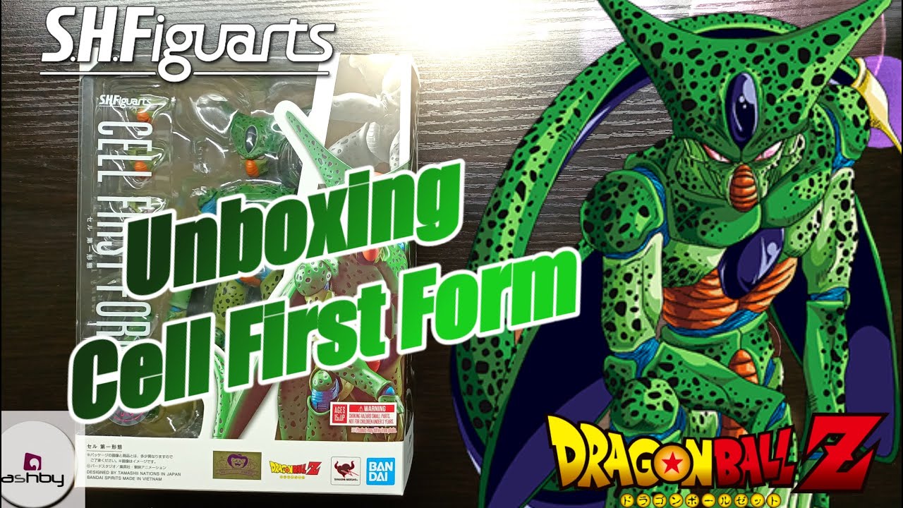Unboxing S.H.Figuarts Cell First Form Dragon Ball Z - YouTube