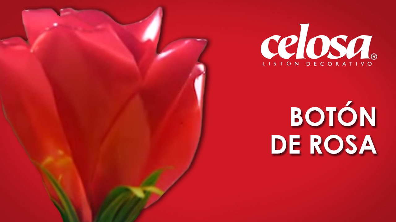 Manualidades y Decoración - Botón de Rosa - YouTube