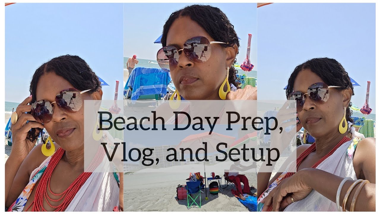 Beach Day Prep, Vlog, Setup - YouTube
