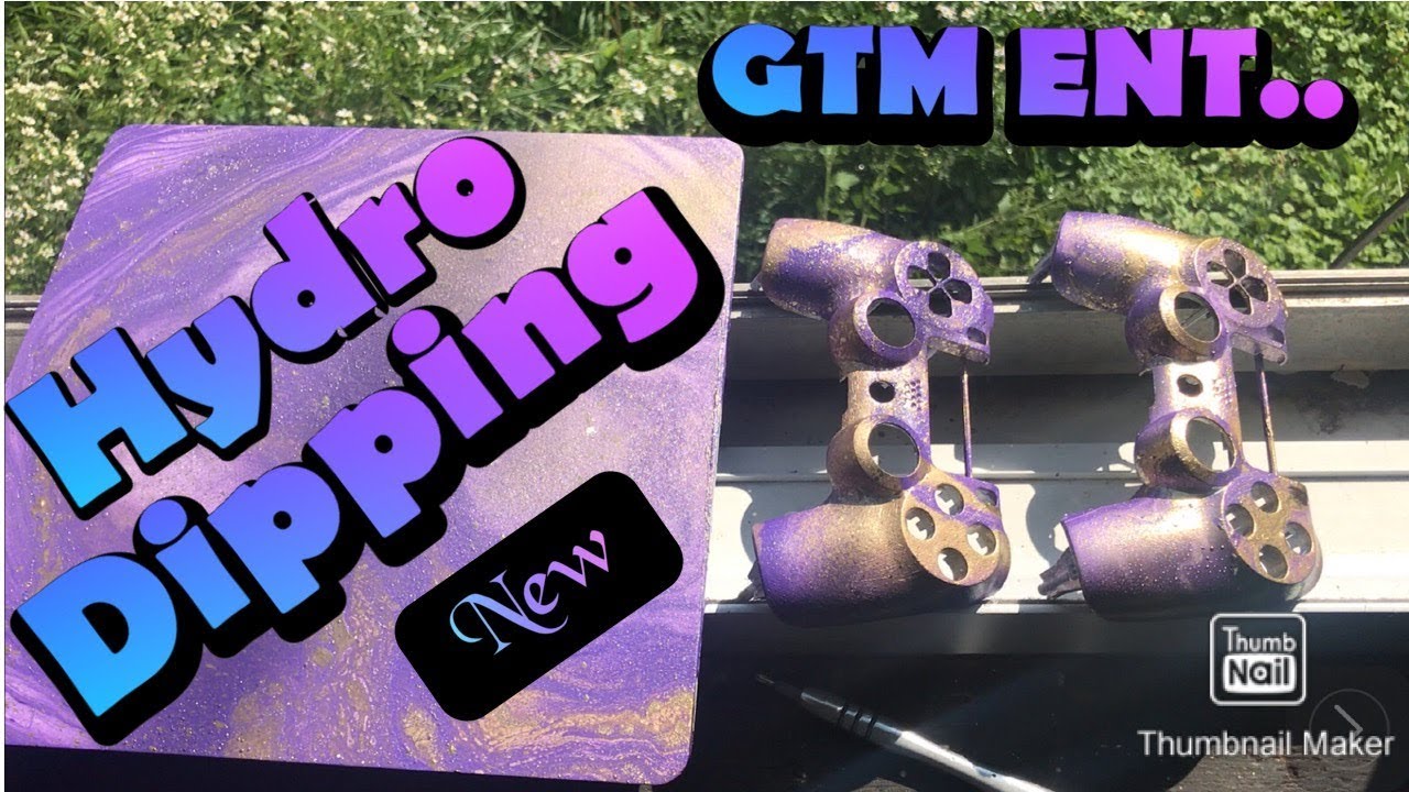 HYDRO Dipping PS4!!! 🎨🎮(frist time trying this) - YouTube