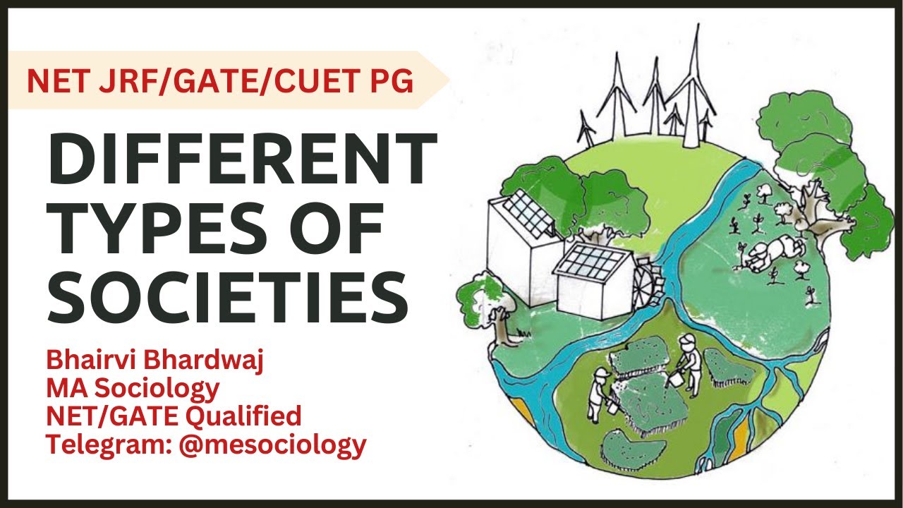 Types of Societies | Sociology Special Class | CUET | NET-JRF | MA ...