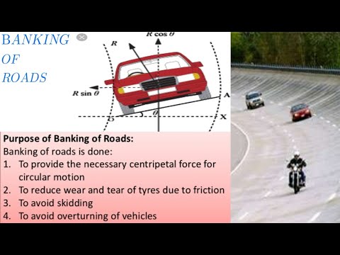 banking of road - YouTube