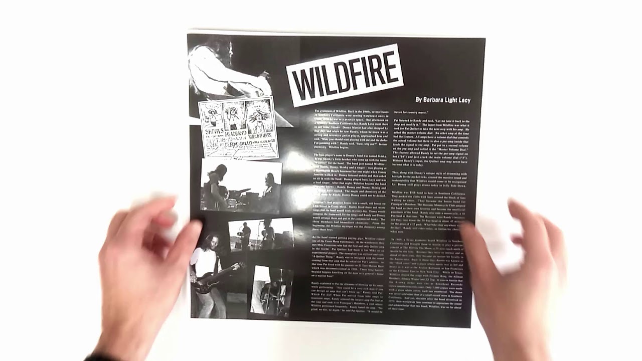 WILDFIRE - "Smokin' " Clear vinyl LP Reissue (Out-Sider Music) - YouTube