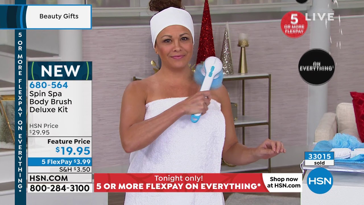Spin Spa Body Brush Deluxe Kit - YouTube