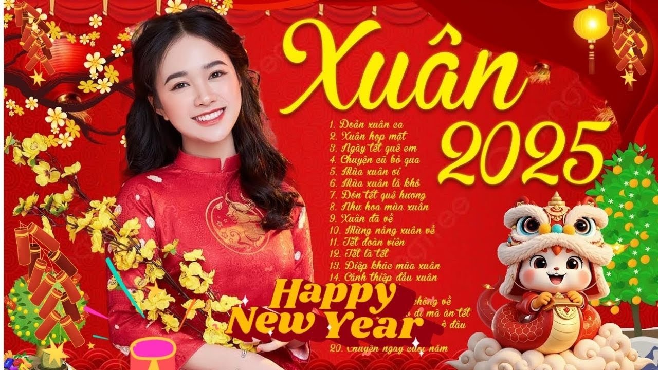 Liên Khúc Nhạc Tết Hay Remix TẾT BÌNH AN 2025 Xuân ẤT TỴ - TOP Nhạc ...