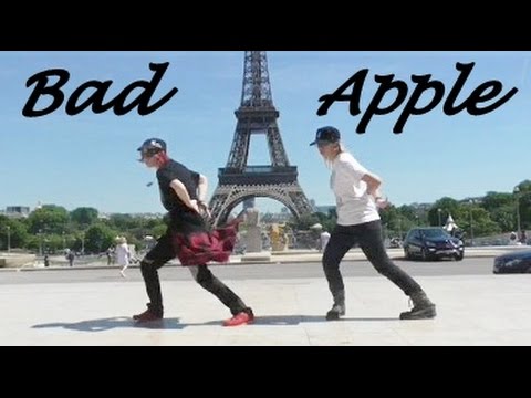 【かすけ & れいく鼠】Bad Apple !! - dance cover - in Paris ! 踊ってみた - YouTube