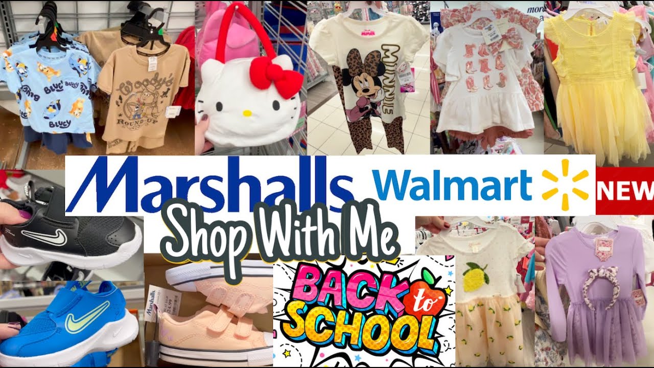 BACK TO SCHOOL SHOPPING | MARSHALLS, WALMART #walmart #marshalls # ...