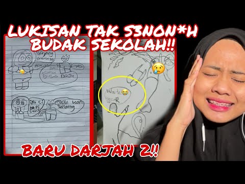 VIRAL LUKISAN TAK SENON0H BUDAK SEKOLAH‼️ TUNJUK BENDA TU?!!