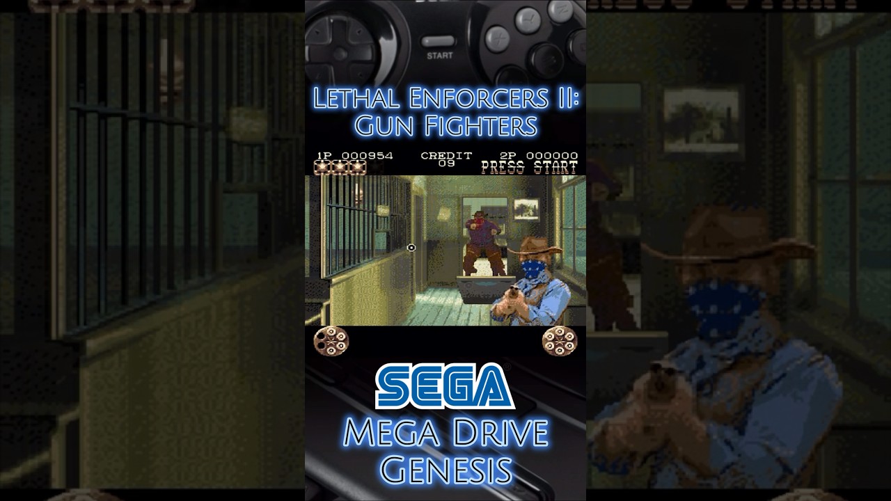 Lethal Enforcers II: Gun Fighters (Sega Mega Drive/ Genesis) # ...