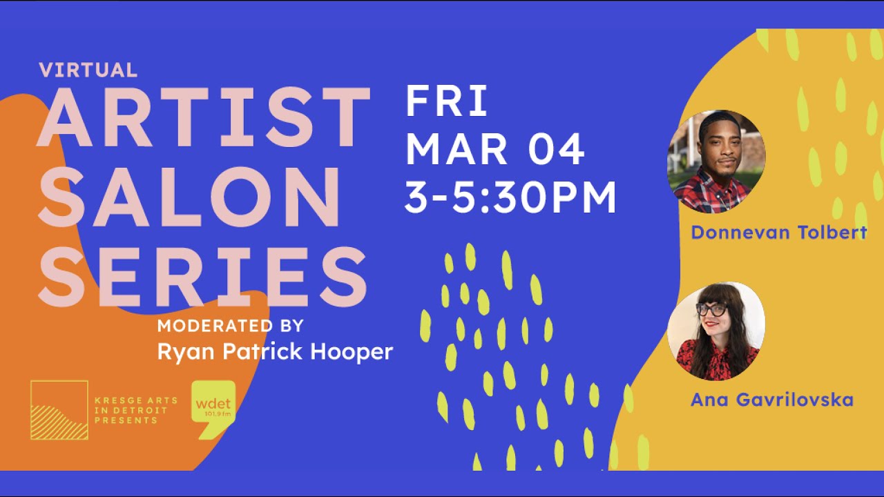 Artist Salon Series: Ana Gavrilovska and Donnevan Tolbert - YouTube