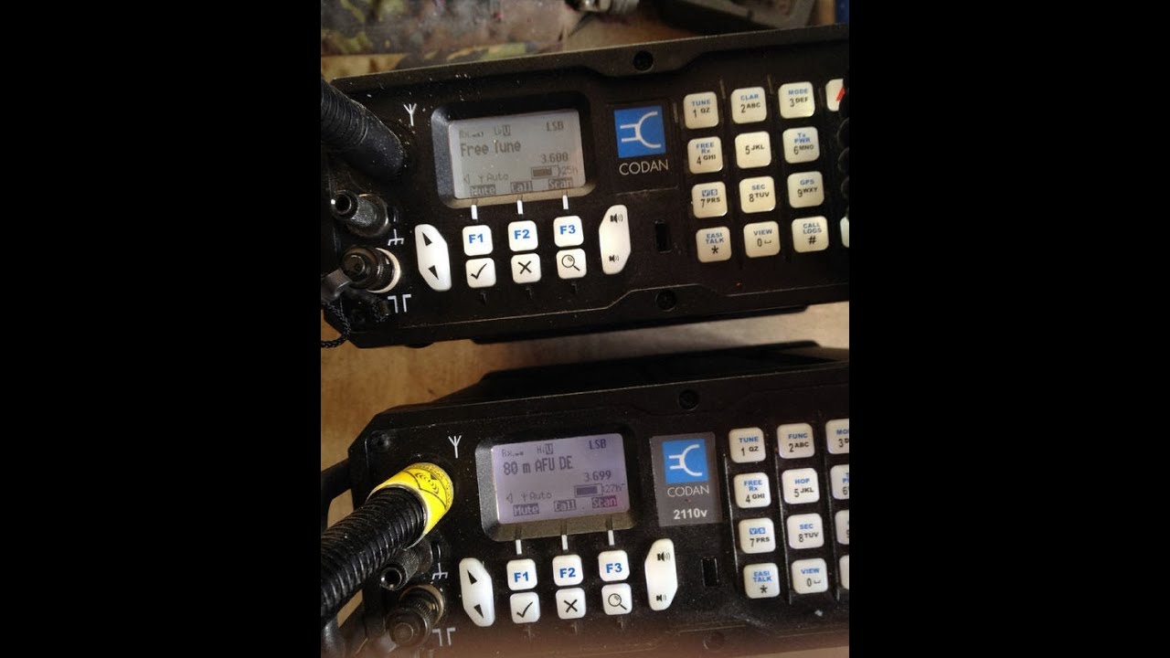 DUO Codan 2110 Manpack - HF - Tranciever - Option Codes - ALE - GPS ...