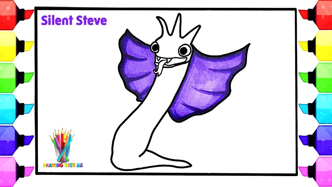 Garten Of Banban 3 Coloring Pages | How To Color Silent Steve from ...