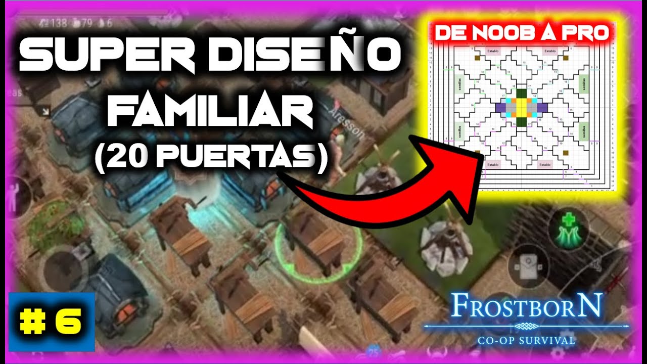 🏠EL MEJOR DISEÑO DE BASE "PRINCIPIANTE" (20 PUERTAS)🏠 DE NOOB A PRO ...