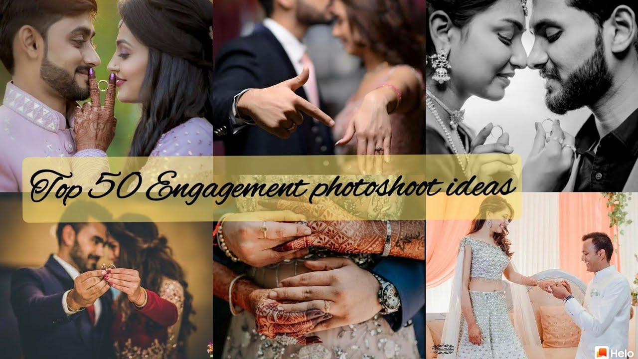 Best engagement photoshoot poses with rings / ring ceremony photoshoot poses / ring ceremony ...