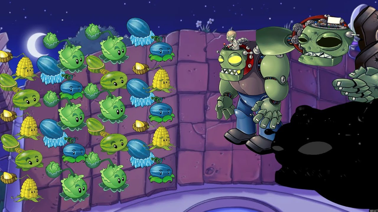 Winter Melon, Melon Pult, Cabbage Pult and Kernel Pult vs 3 Dr Zomboss ...
