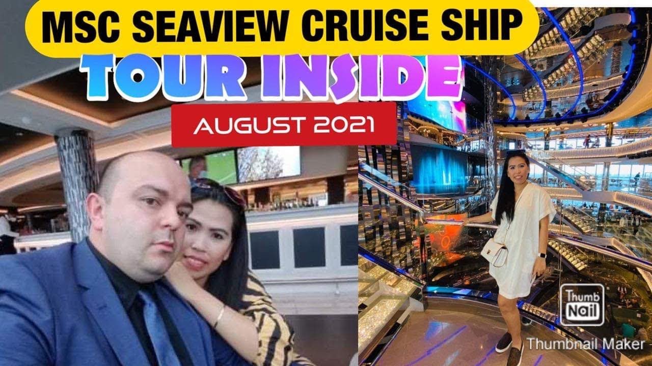 MSC SEAVIEW CRUISE SHIP TOUR INSIDE 4K VIDEO || GERMANY- SWEDEN ...