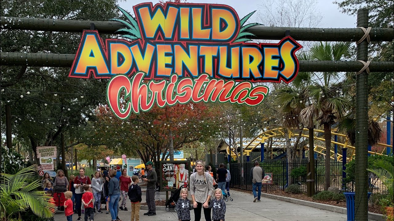 Christmas 2022 at Wild Adventures Theme Park - YouTube