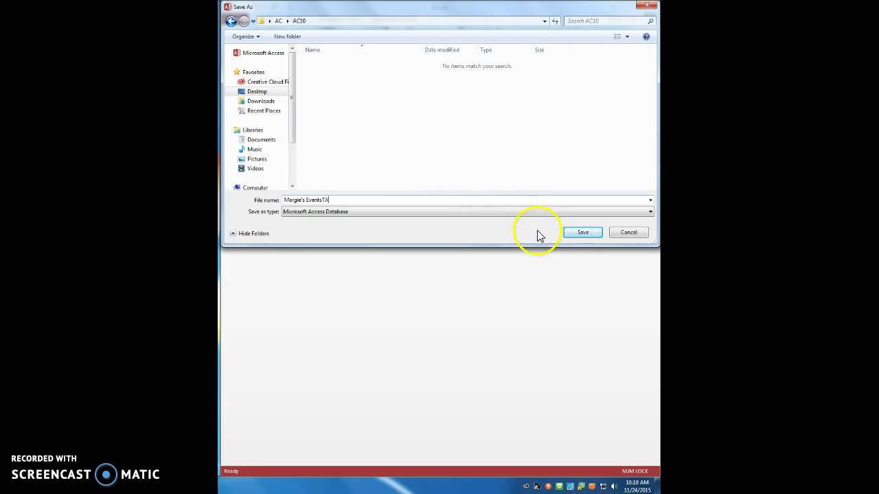 Access Project 10-1 - YouTube