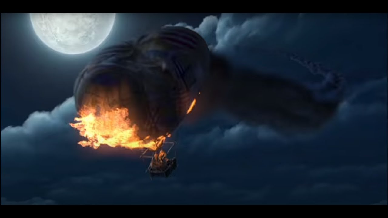 Merry Madagascar Scenes Hot Air Balloon Red Night Goblin - YouTube