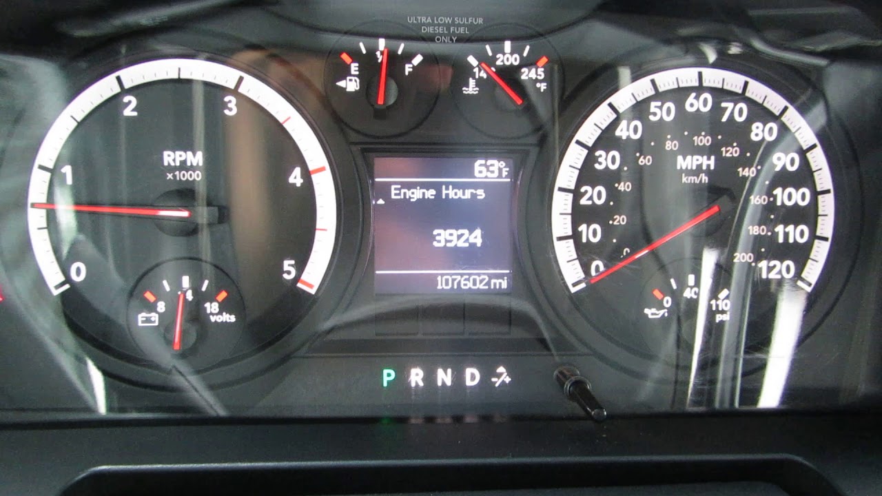 2012 Ram 2500 Instrument Cluster Dallas Fort Worth, TX #37226 - YouTube
