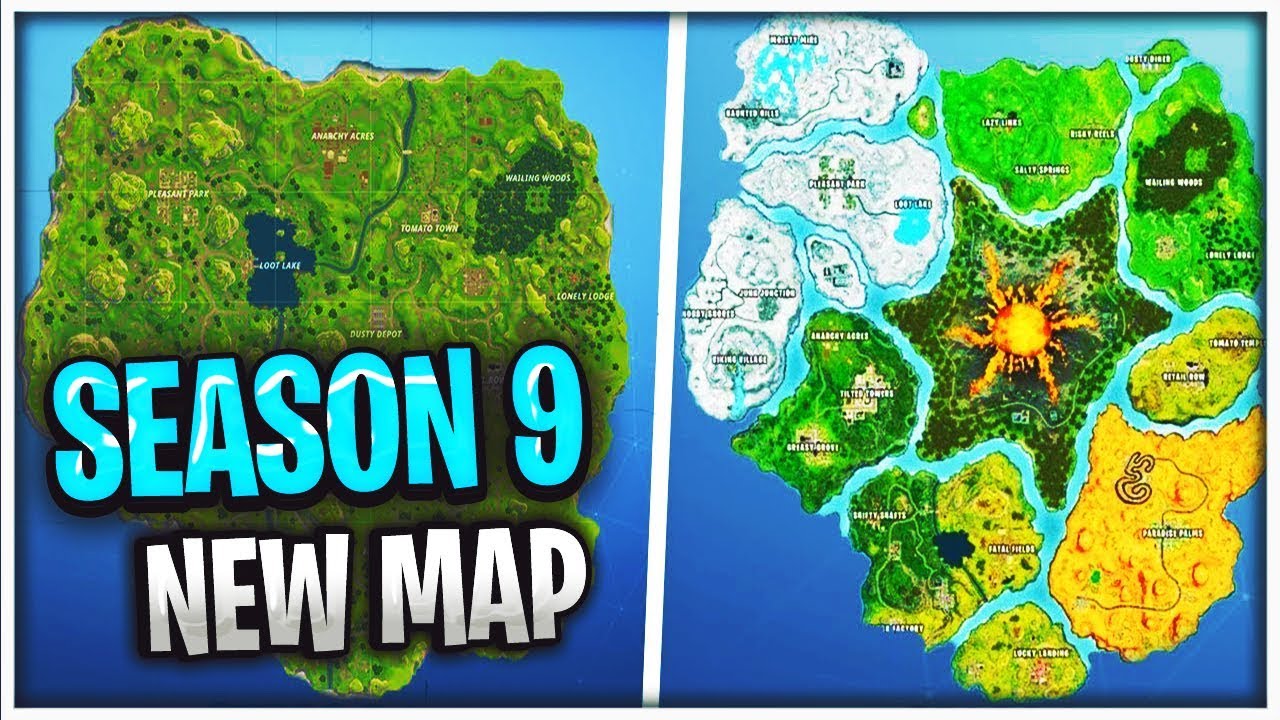 *NEW* MAP FOR FORTNITE SEASON 9 CONFIRMED - YouTube