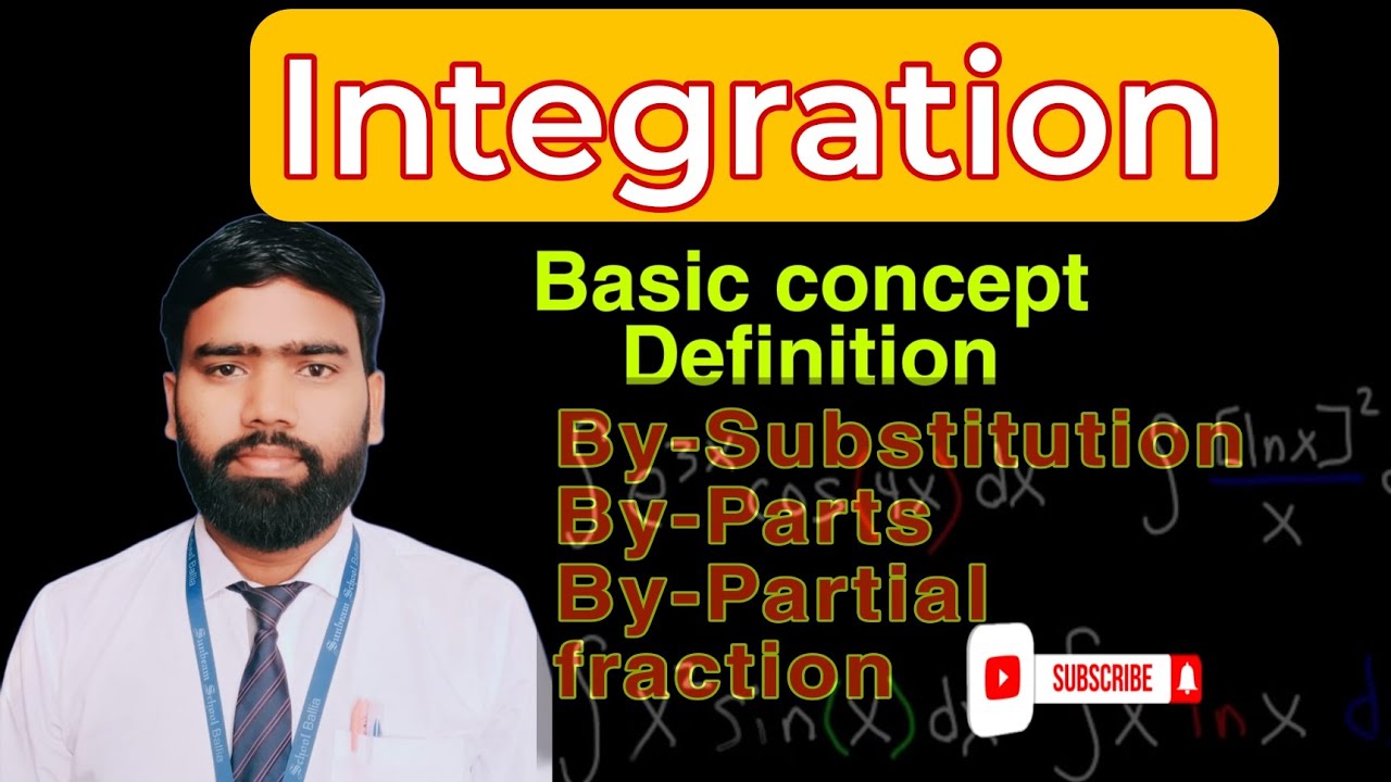Basic concept of Integration by Sandeep sir NCERT Ex. 7.1. - YouTube
