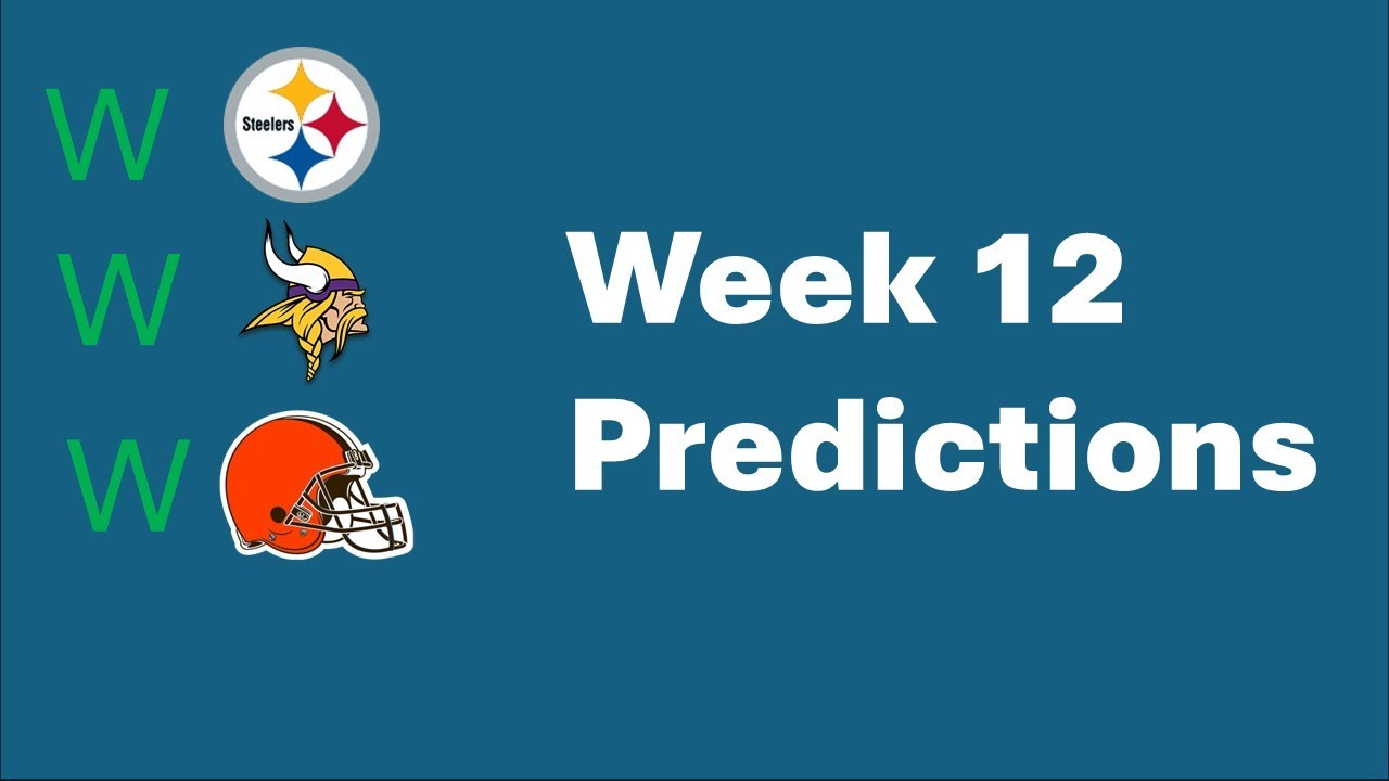 My 2025 NFL Week 12 Predictions - YouTube