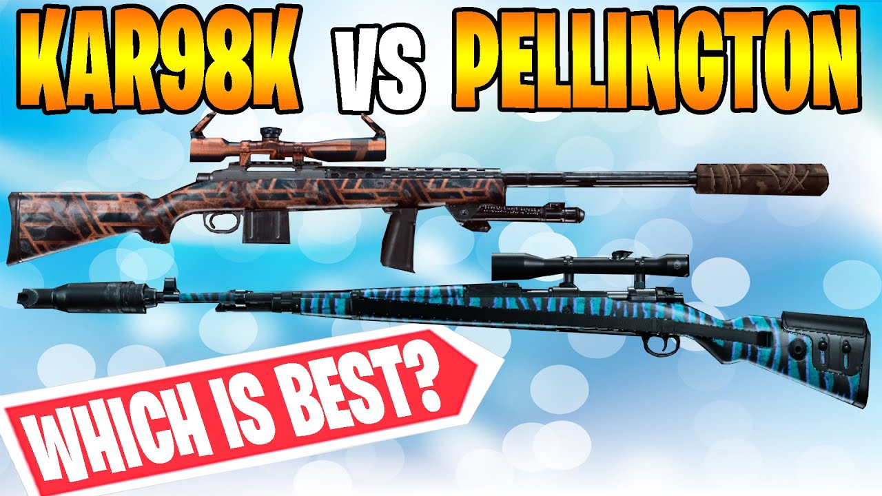 WARZONE BEST SNIPER KAR98K vs PELLINGTON 703 - Rebirth COD Cold War ...