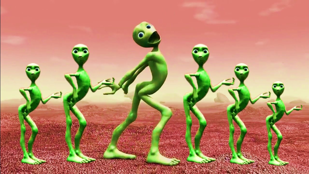 Dame Tu Cosita Green Alien Dance, Funny Alien Dance Challenge ...