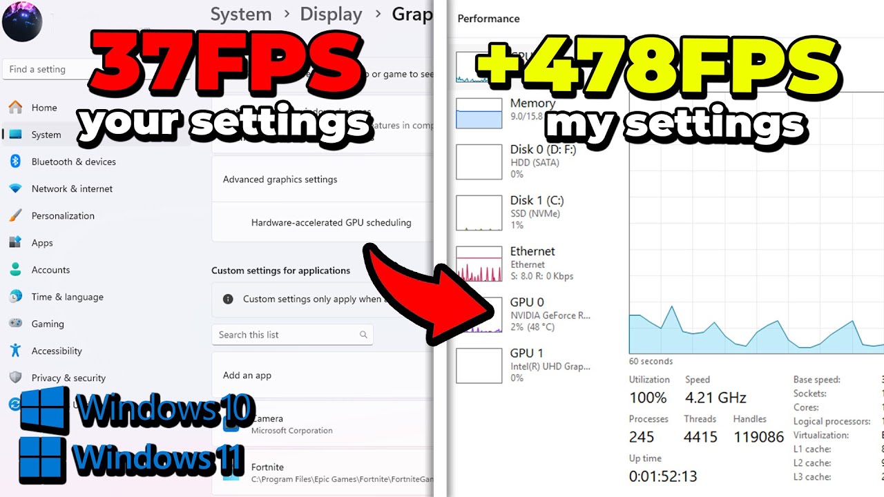 I Unlocked 10x Faster Windows Performance For GAMING! (Full Optimization Guide) - YouTube