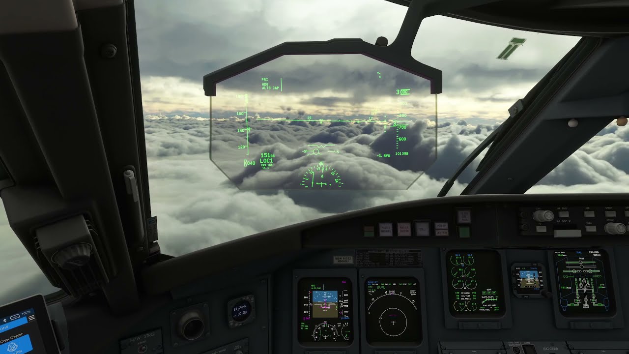 Low visibility ILS landing in the Aerosoft CRJ in Microsoft Flight ...